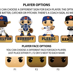 DIGITAL FILE - Custom Sports Tournament Sign - Baseball Player ...