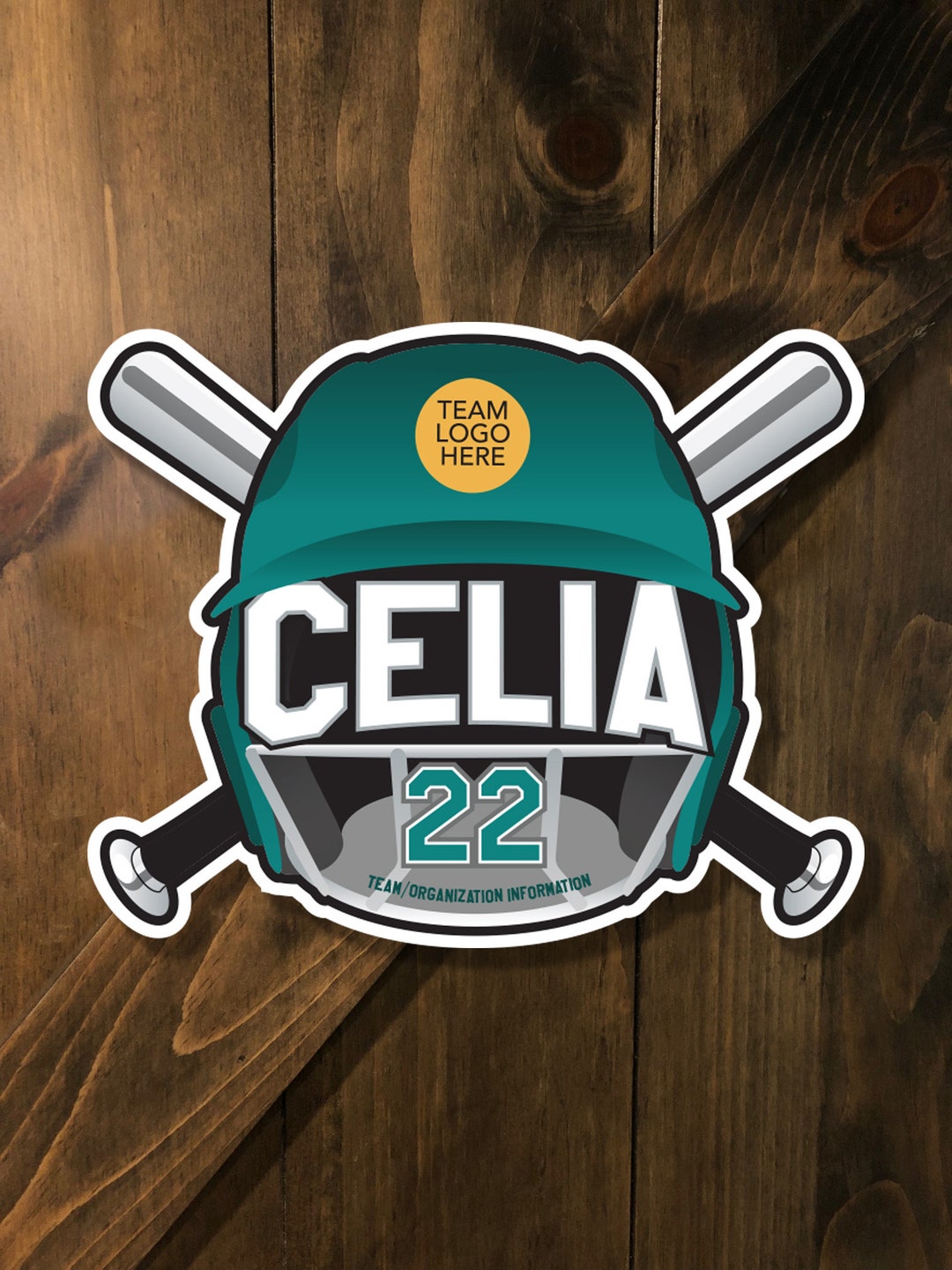 Custom Softball Tournament Sign - DIGITAL FILE - Helmet - Door Hanger ...