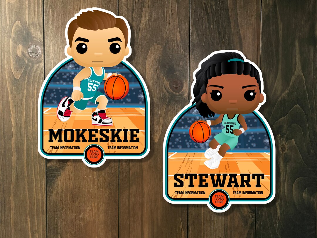 DIGITAL FILE - Custom Sports Tournament Sign - Basketball Player - Door ...