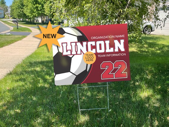 DIGITAL FILE Custom Sports Tournament Sign Soccer - Etsy