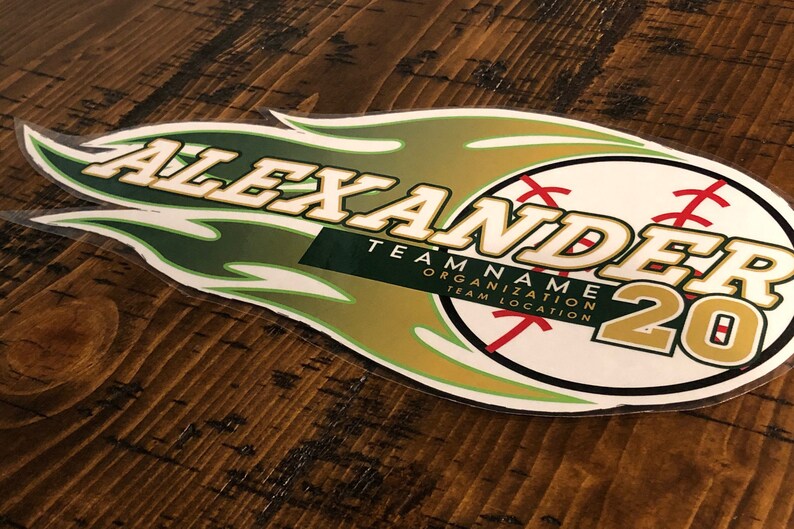 Custom Baseball / Softball Tournament Sign - DIGITAL FILE - Flame ...