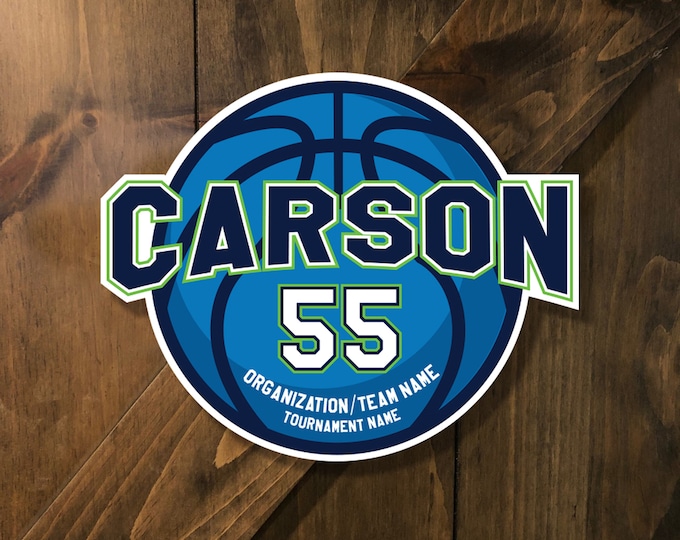 DIGITAL FILE Custom Sports Tournament Sign Basketball Hoop Door Hanger ...