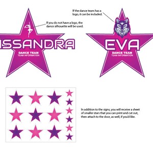 DIGITAL FILE - Custom Sports Tournament Sign - Dance, Dancing - Star ...