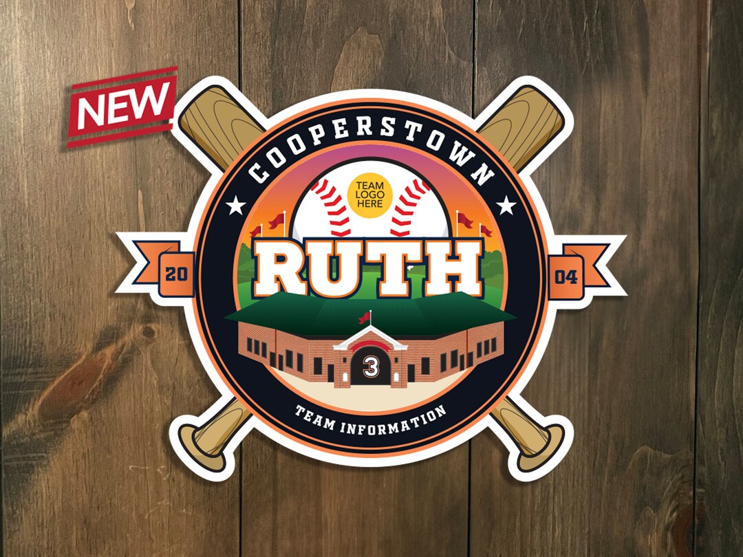 Custom Baseball Tournament Sign - DIGITAL FILE - Cooperstown - Door ...