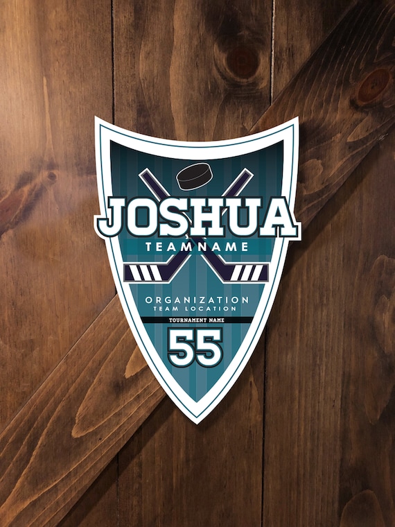 DIGITAL FILE Custom Sports Tournament Sign Hockey Shield - Etsy