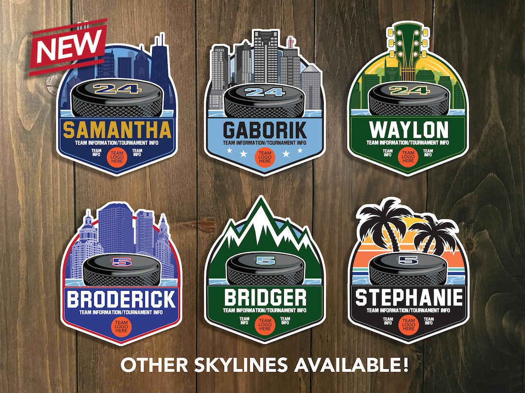 DIGITAL FILE - Custom Sports Tournament Sign - Hockey - Skylines ...