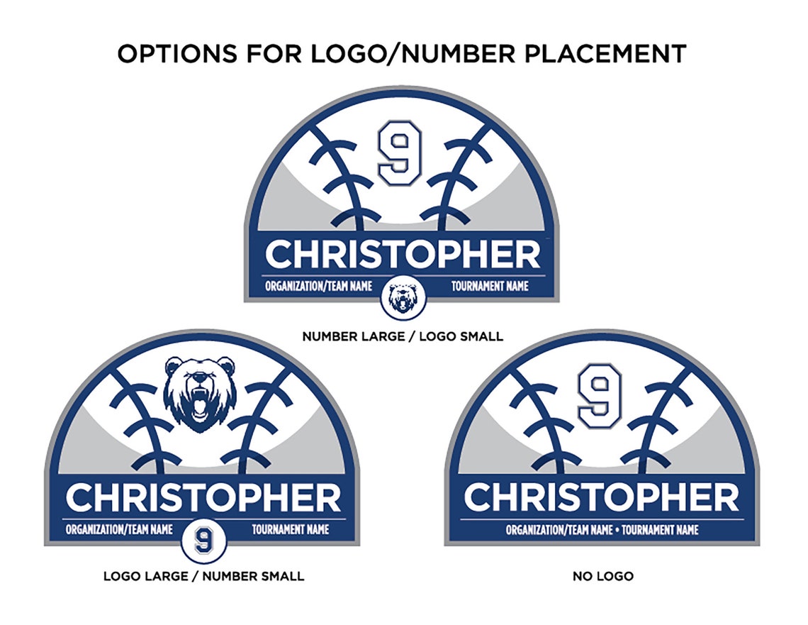 Custom Baseball Tournament Sign - DIGITAL FILE - Half Ball - Door ...