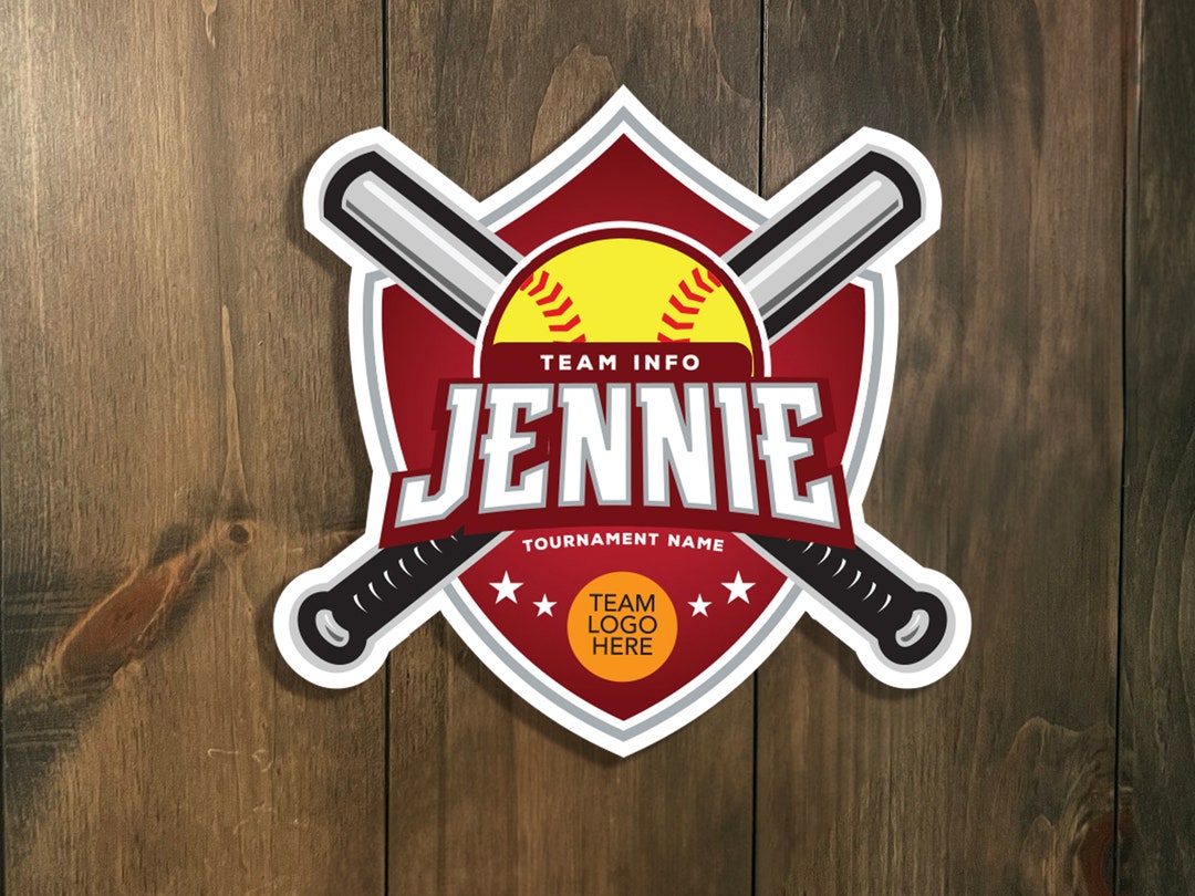 Custom Softball Tournament Sign - DIGITAL FILE - Shield Design 3 - Door ...
