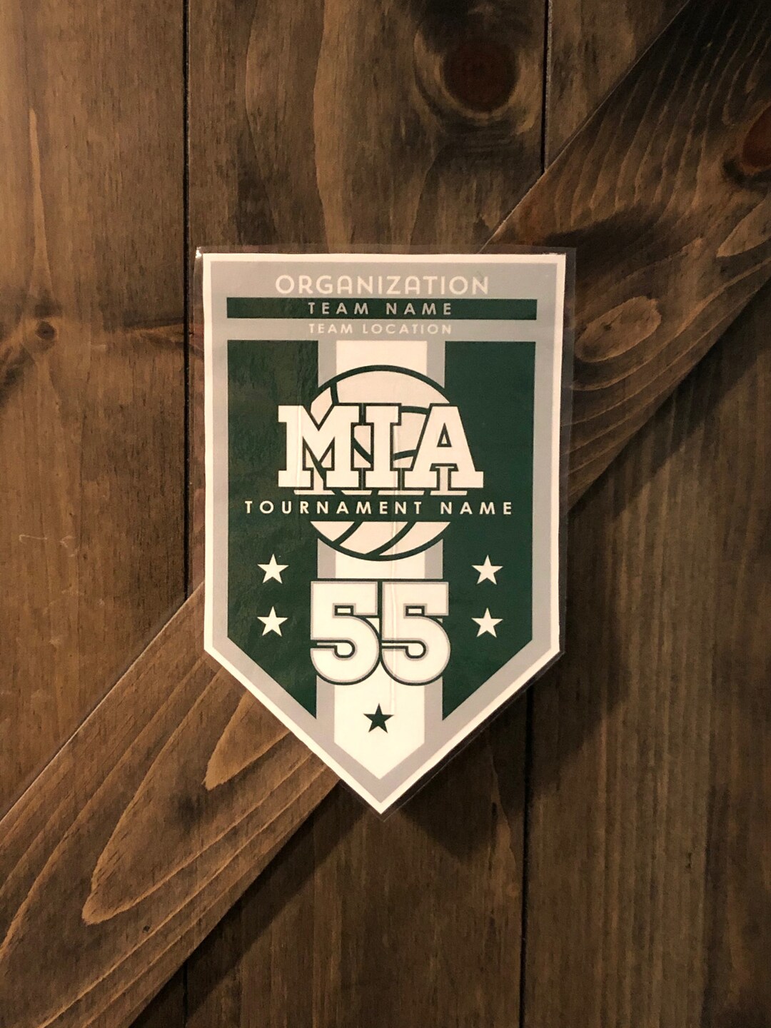 DIGITAL FILE - Custom Sports Tournament Sign - Volleyball - Crest ...