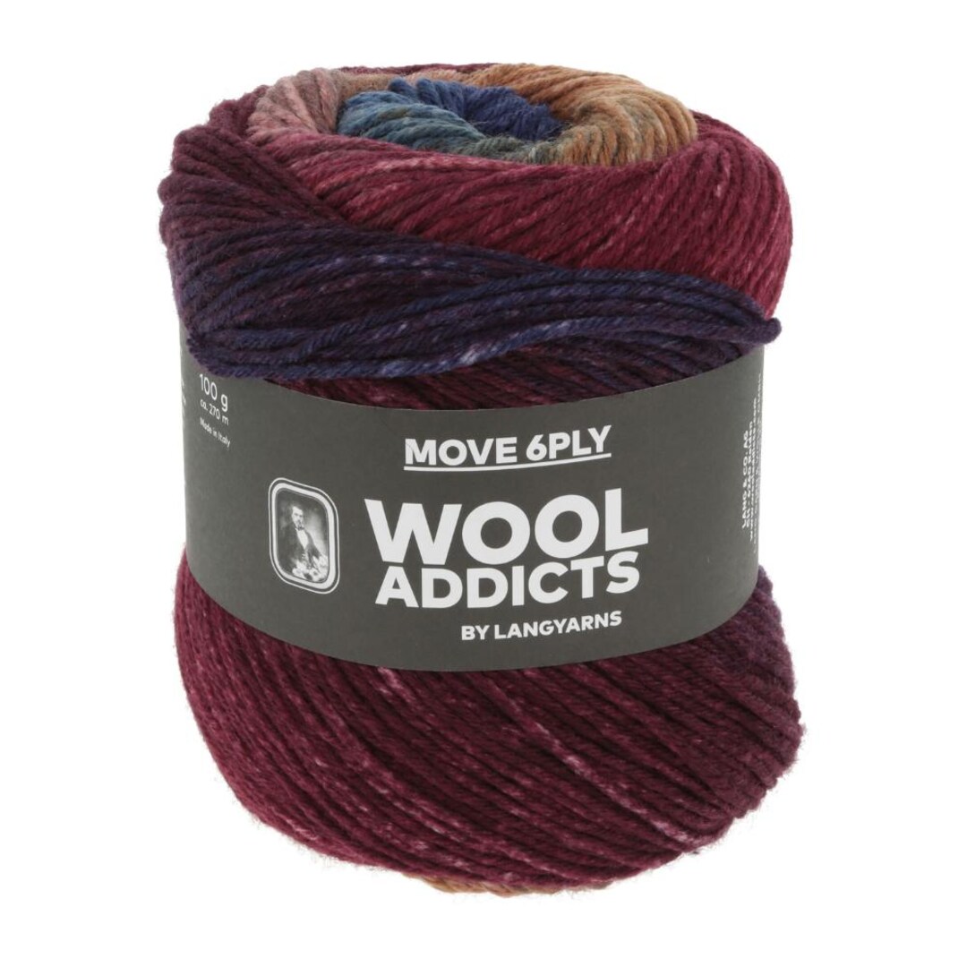 LANGYARNS | WOOLADDICTS | MOVE | Sock Wool | 6-ply | 0001 - Etsy