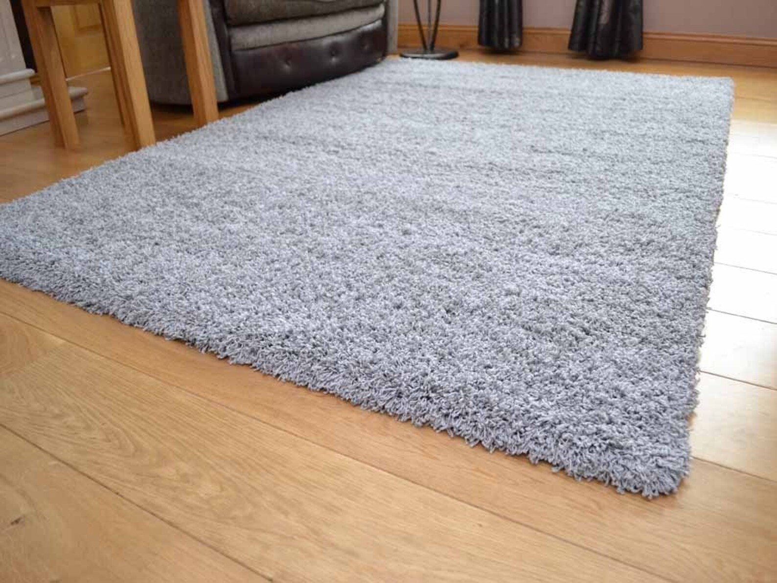 Soft Touch Silver Grey Rug Large Small Living Room Mat - Etsy UK