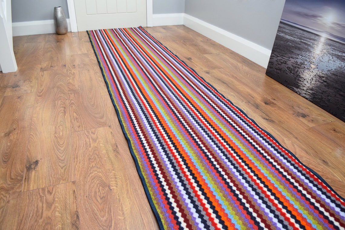 Bright Multi Colour Kitchen Entrance Mat Hallway Stairway | Etsy