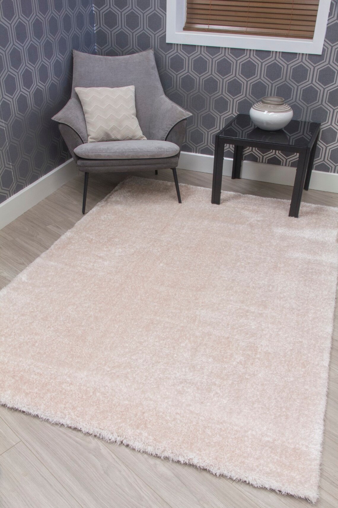 Soft Cream Shaggy High Pile Rug for Living Room - Etsy UK