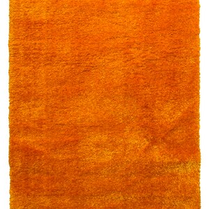 Soft Bright Orange Shaggy High Pile Rug for Living Room Mat - Etsy