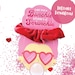Editable Hair Tie Scrunchie Valentine's Day Printable | Clip Valentine ...
