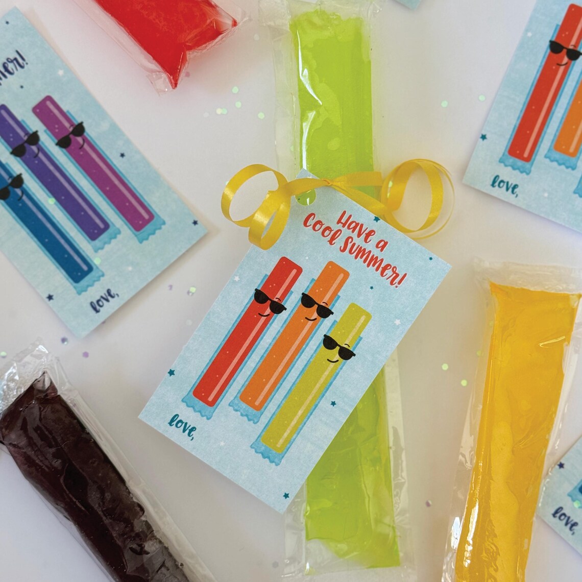 Have a Cool Summer Freeze Pop, Ice Pop, Popsicle, Tag, Class Treat ...