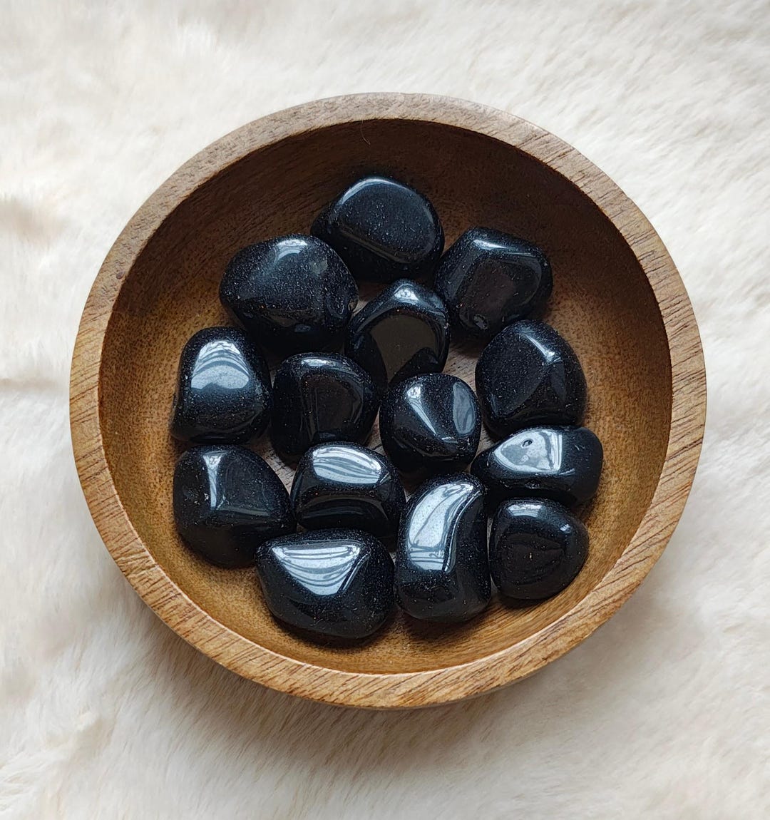Apache Tear Obsidian - Tumbled Stone - Lithotherapy - Natural Stones ...
