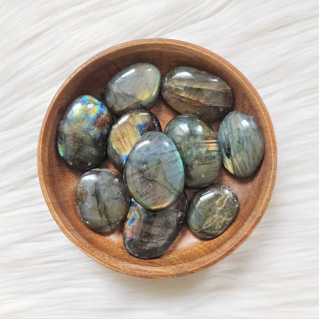 Labradorite Pierre Roulée Lithothérapie Pierres Naturelles - Etsy France