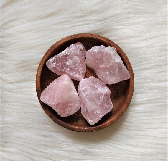 Quartz Rose Pierre Brute Lithothérapie Pierres - Etsy France