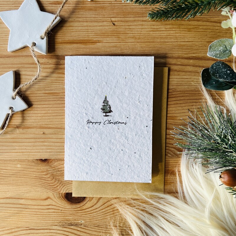 Eco Christmas Cards - Etsy