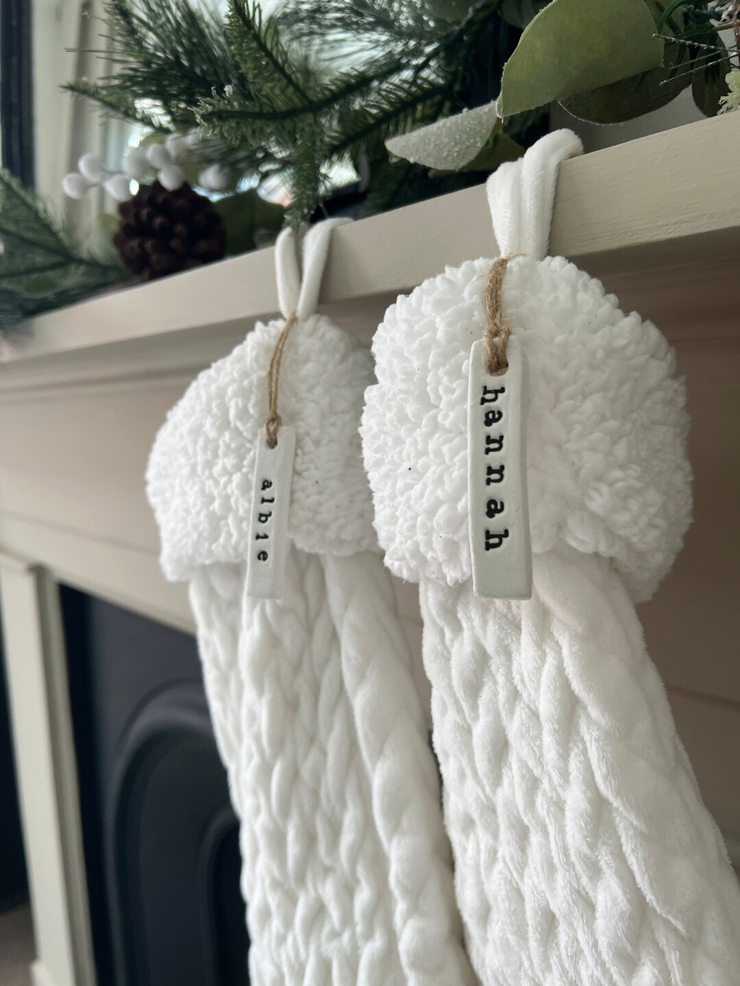 Personalised Christmas Stocking Tags - Personalised Xmas Stocking Tag ...