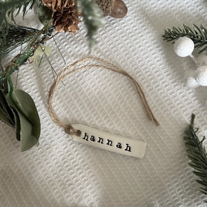 Personalised Christmas Cracker Tags - Table Place Names - Cracker ...