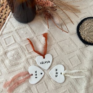 Personalised Wine Charms - Clay Place Names - Wine Glass Charms ...