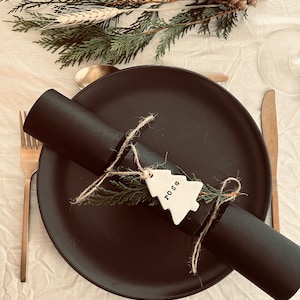 Personalised Christmas Cracker Tags - Table Place Names - Cracker ...