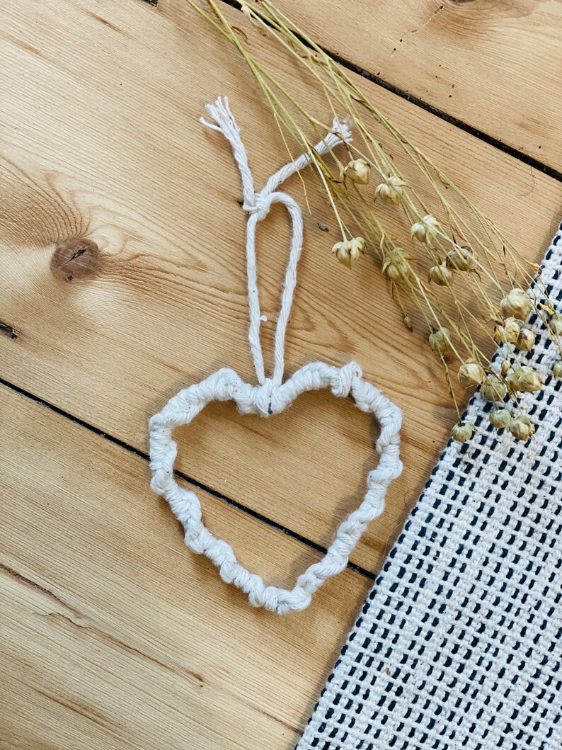 Handmade Macrame Heart Wall Hanging Macrame Hearts Home - Etsy
