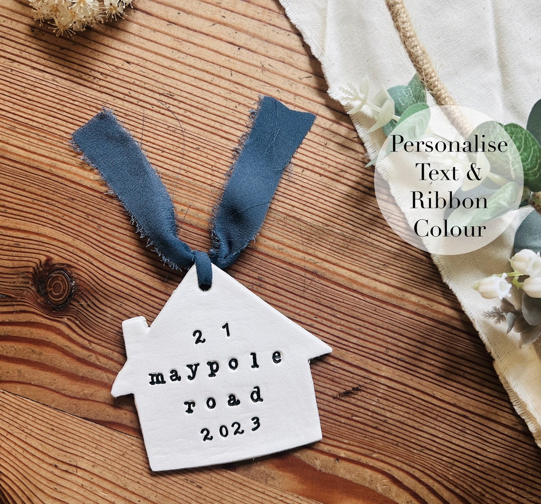 Clay New Home Personalised Keepsake, New House Gift, Housewarming Gift ...