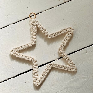 Handmade Macrame Star Wall Hanging, Macrame, Home Decor, Boho Wall Decor, Bohemian, Boho, Boho ...