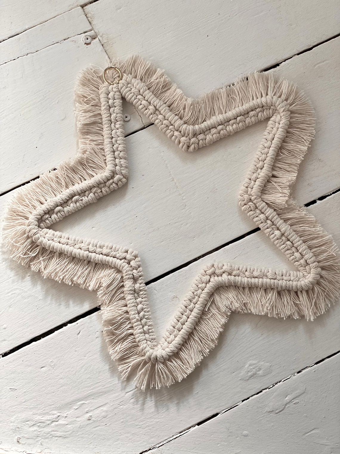 Handmade Macrame Star Wall Hanging Macrame Home Decor Boho - Etsy UK