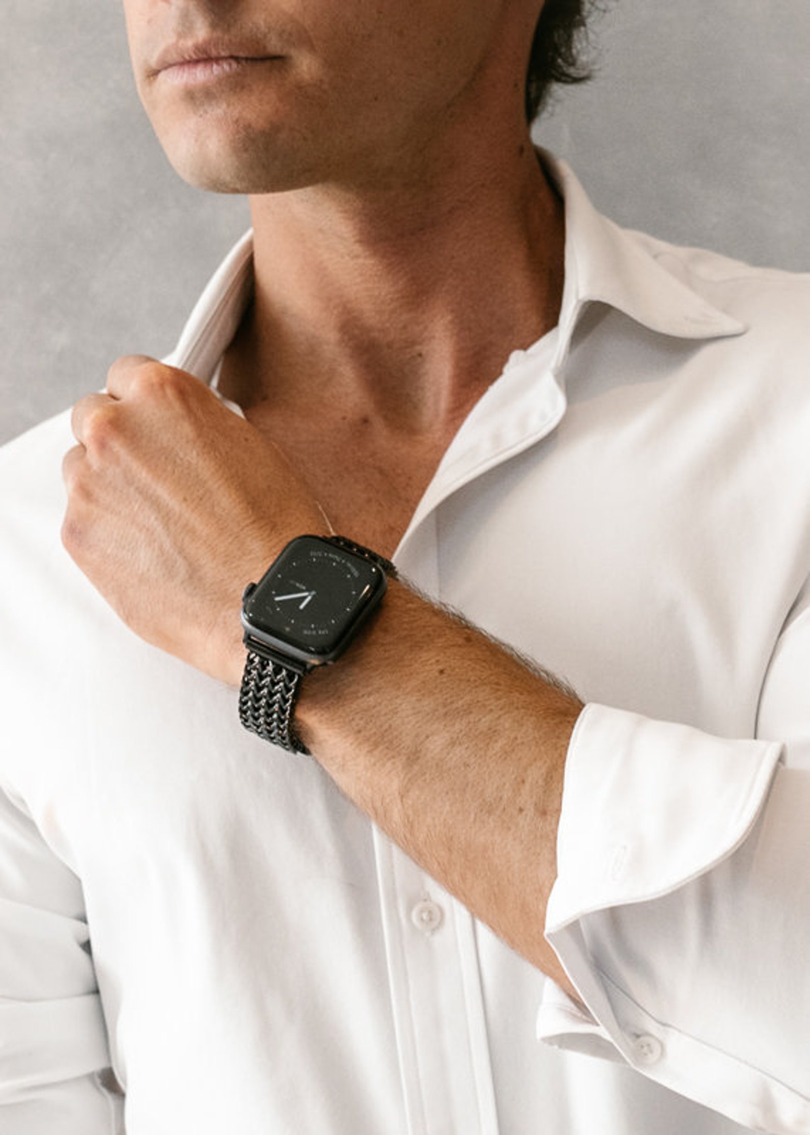 ALEXIS Apple Watch iwatch Stainless Steel Band | Etsy