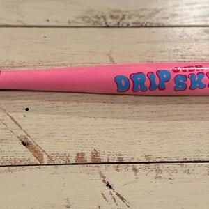Pencil Mini Wooden Bat, Grimace / OMG Bat, Drip Over Skill Bat, Bomber ...