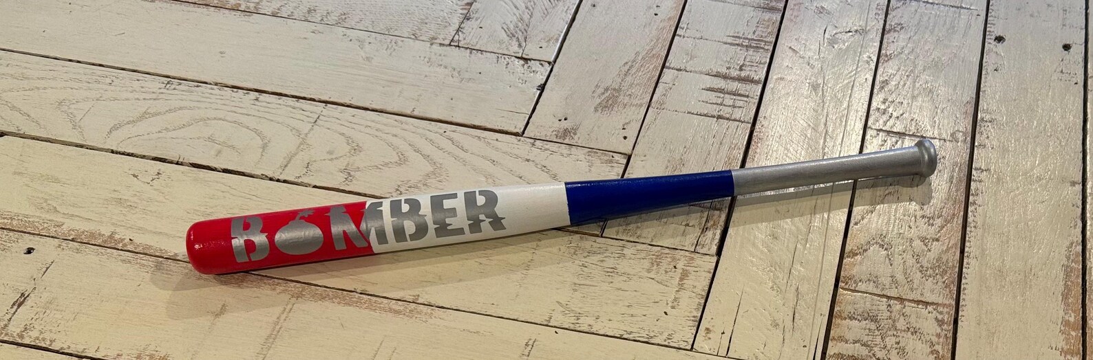 Pencil Mini Wooden Bat, Grimace / OMG Bat, Drip Over Skill Bat, Bomber ...