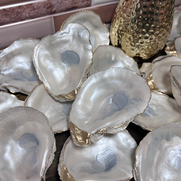 Oyster Shell Jewelry Dish - Etsy