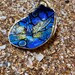 DRAGON FLY Decoupaged OYSTER Shell, Trinket Dish, Birthday, Anniversary ...