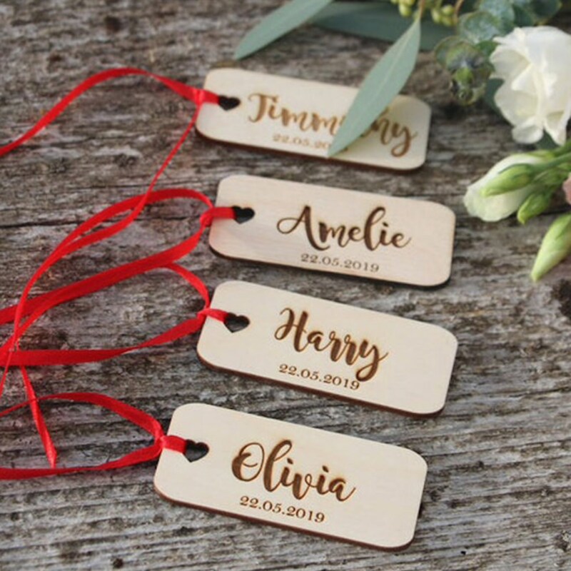 Wedding Name Tags - Etsy