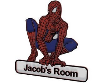 Spiderman Sign - Etsy UK