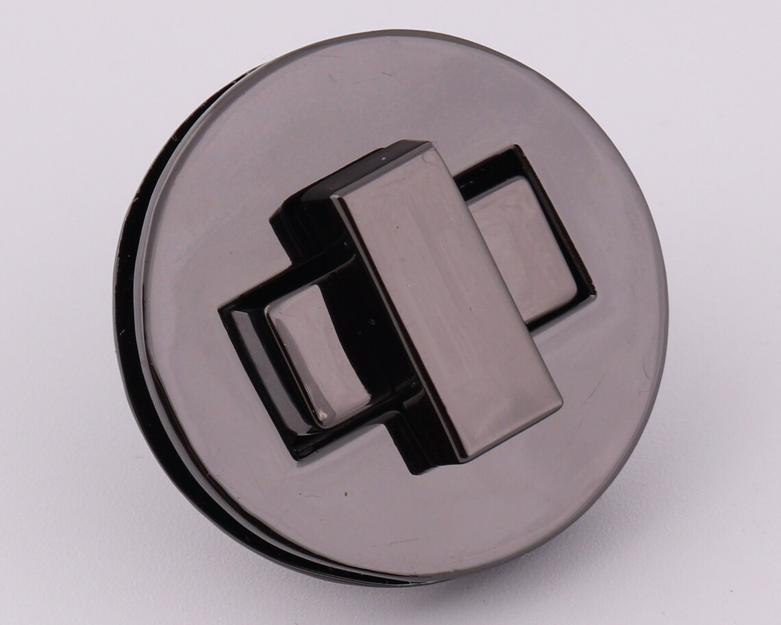 1-2-5 Pcs Circle Bag Lock Purse Twist Lock Metal Lock Turn | Etsy