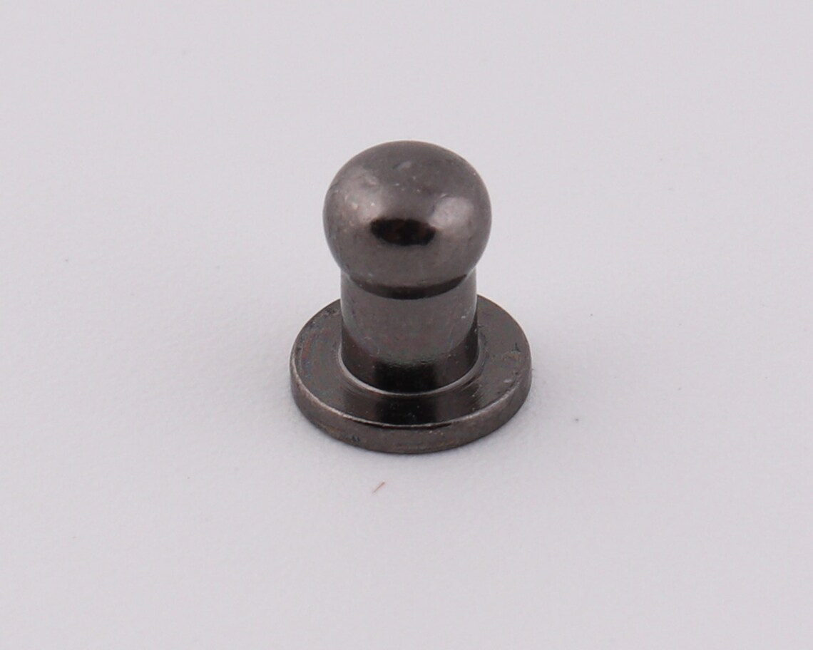 5 Mm Metal Screw Rivets Round Head Screwed Rivets Leather - Etsy