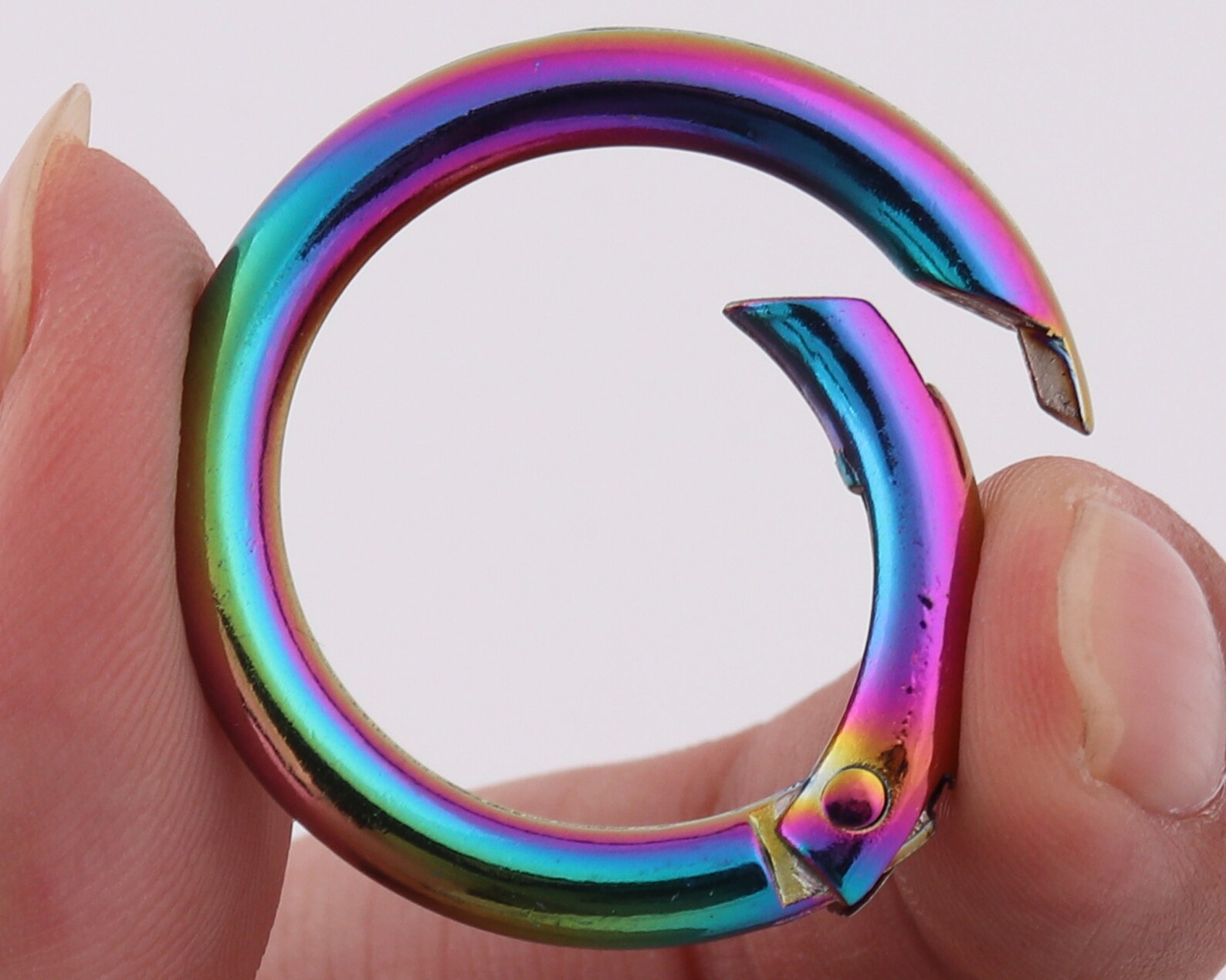 1 25mm Inner Colorful Spring O Ring Clasps Spring Gate | Etsy