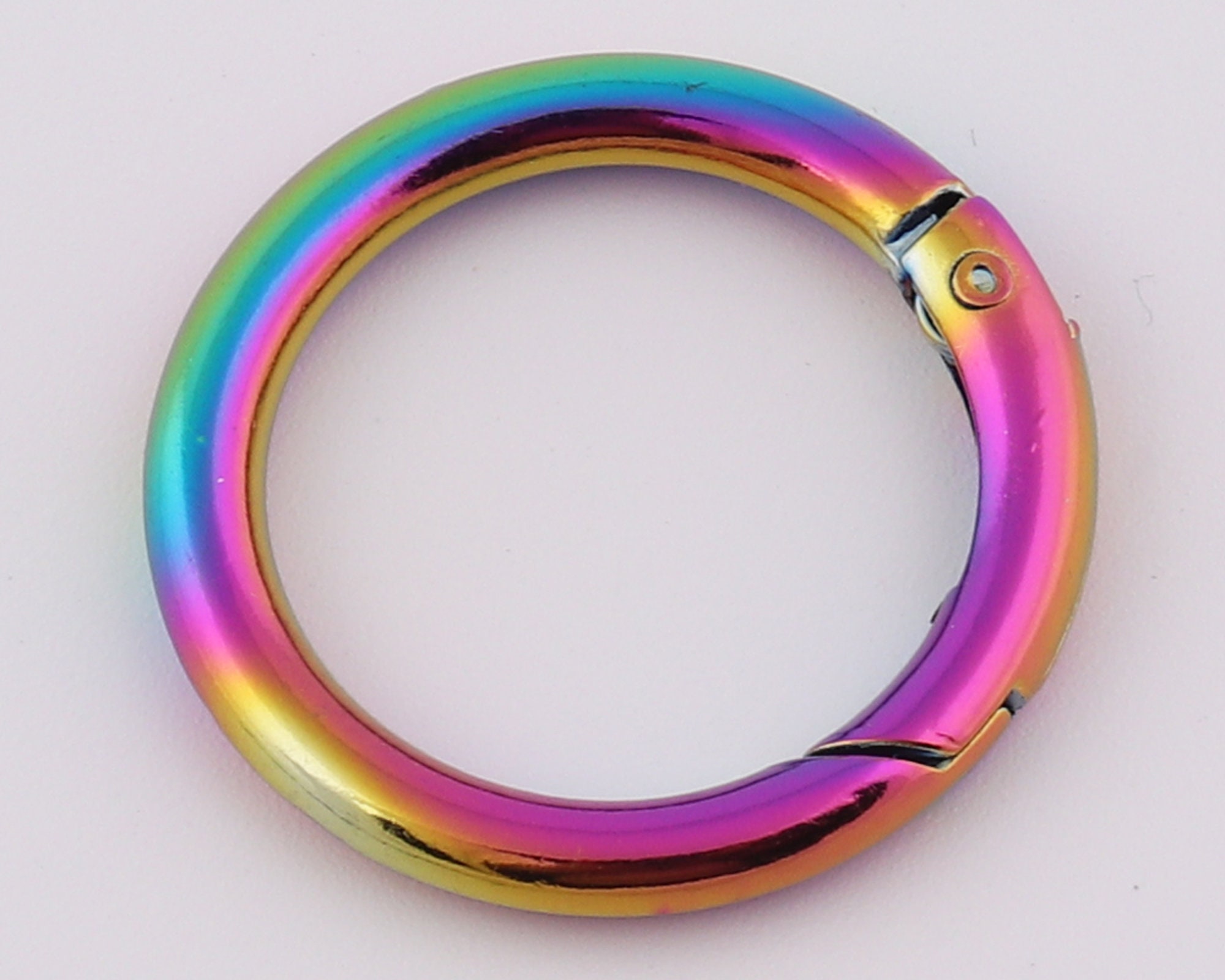 1 25mm Inner colorful spring o ring clasps spring gate | Etsy