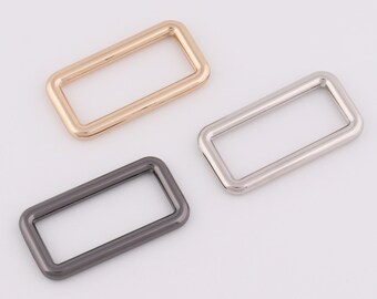 2 50mm Inner Metal Rectangle Buckle Rectangular Rings | Etsy