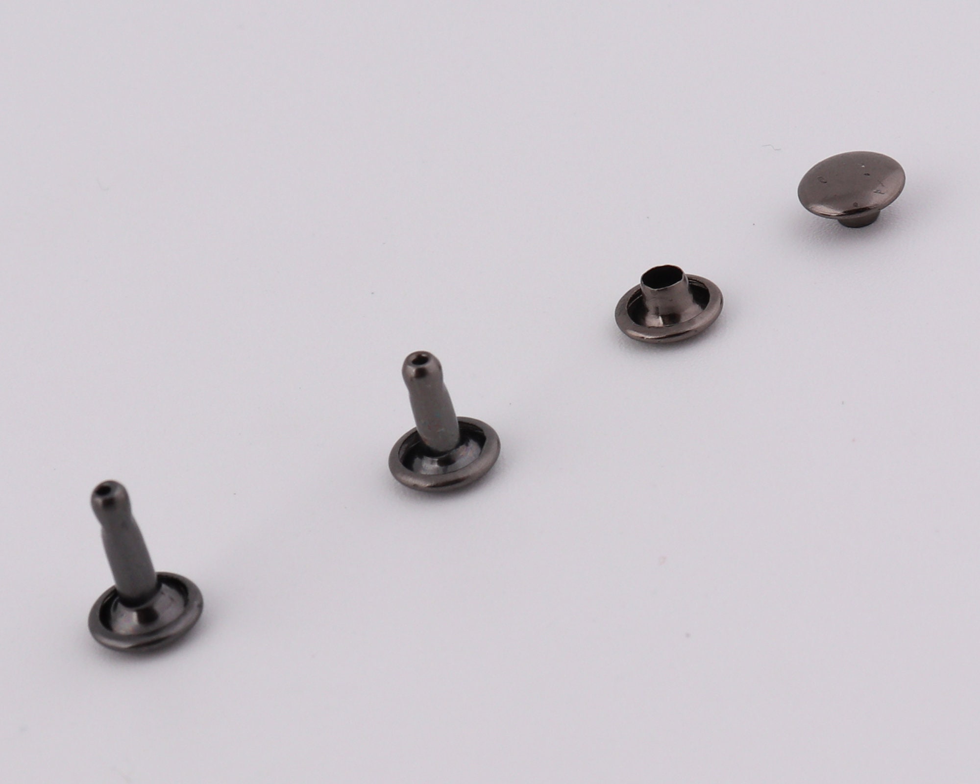 78mm 710mm Metal Rivets Double Cap Round Rivets Flat Rivets | Etsy