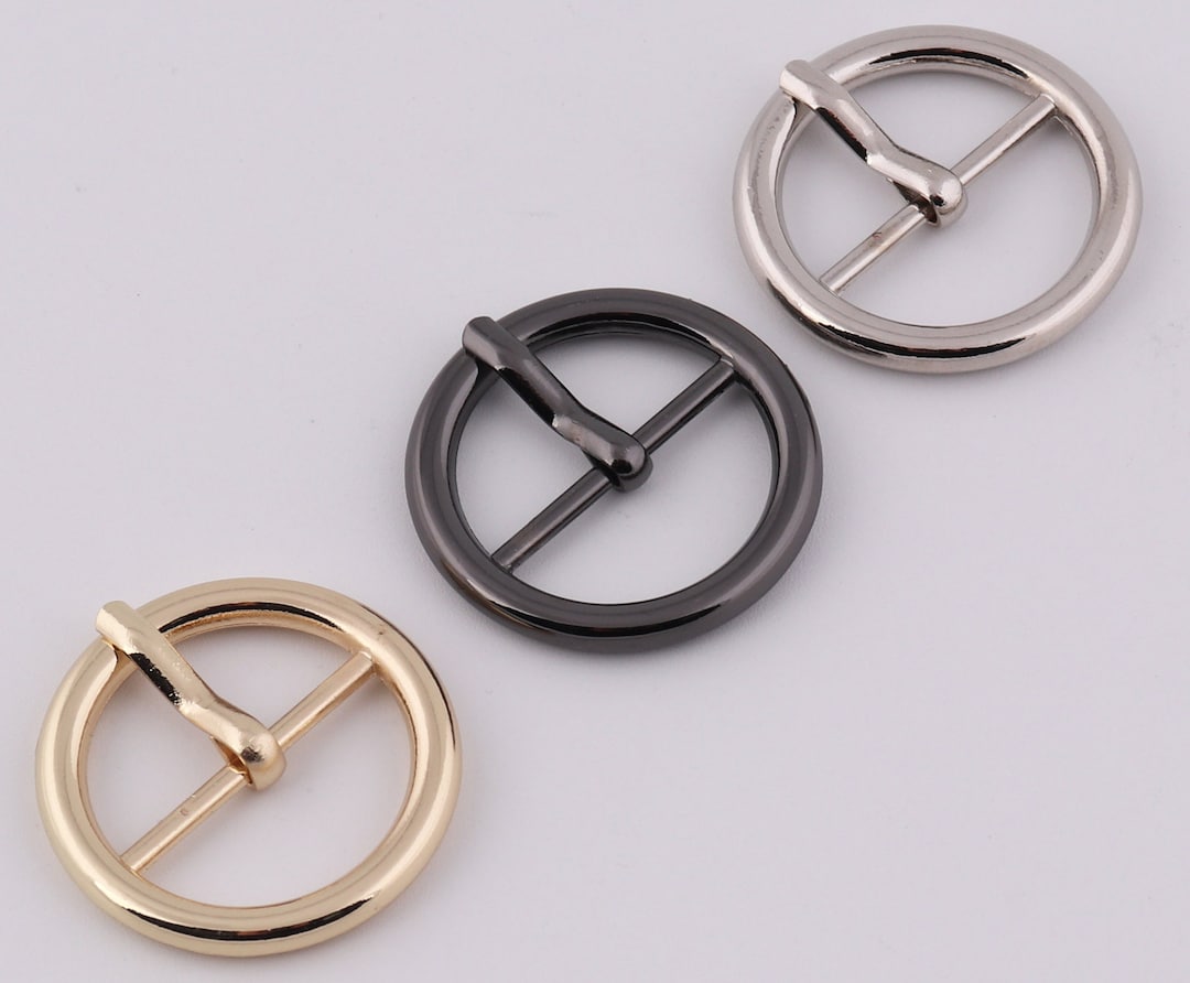 1" (25mm Inner) Roundness Belt Buckle Single Prong Belt Buckle Center ...