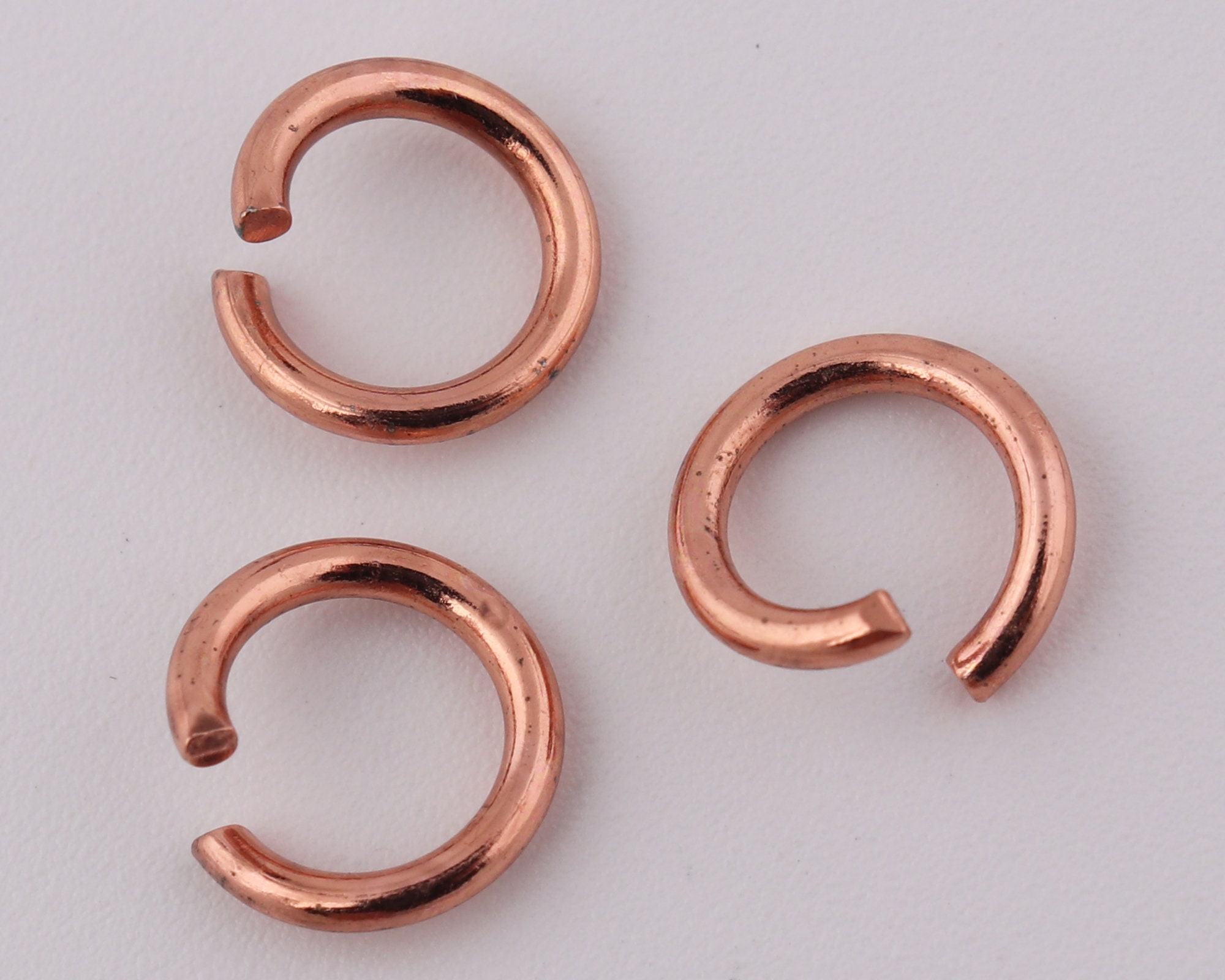 50-100 Pcs 8mm Innerplated Open Jump Rings Metal O Ring - Etsy