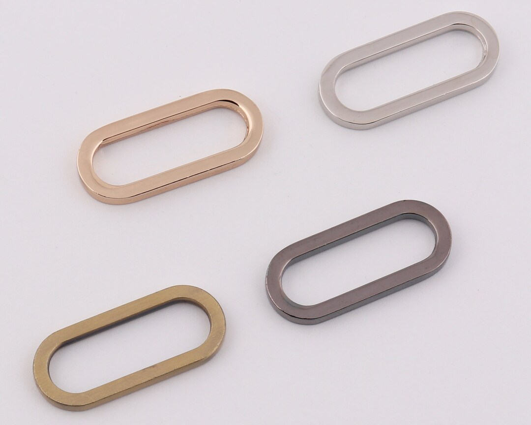 1.25" (31mm Inner) Metal Elliptical Ring Strap Connection Ring Luggage ...