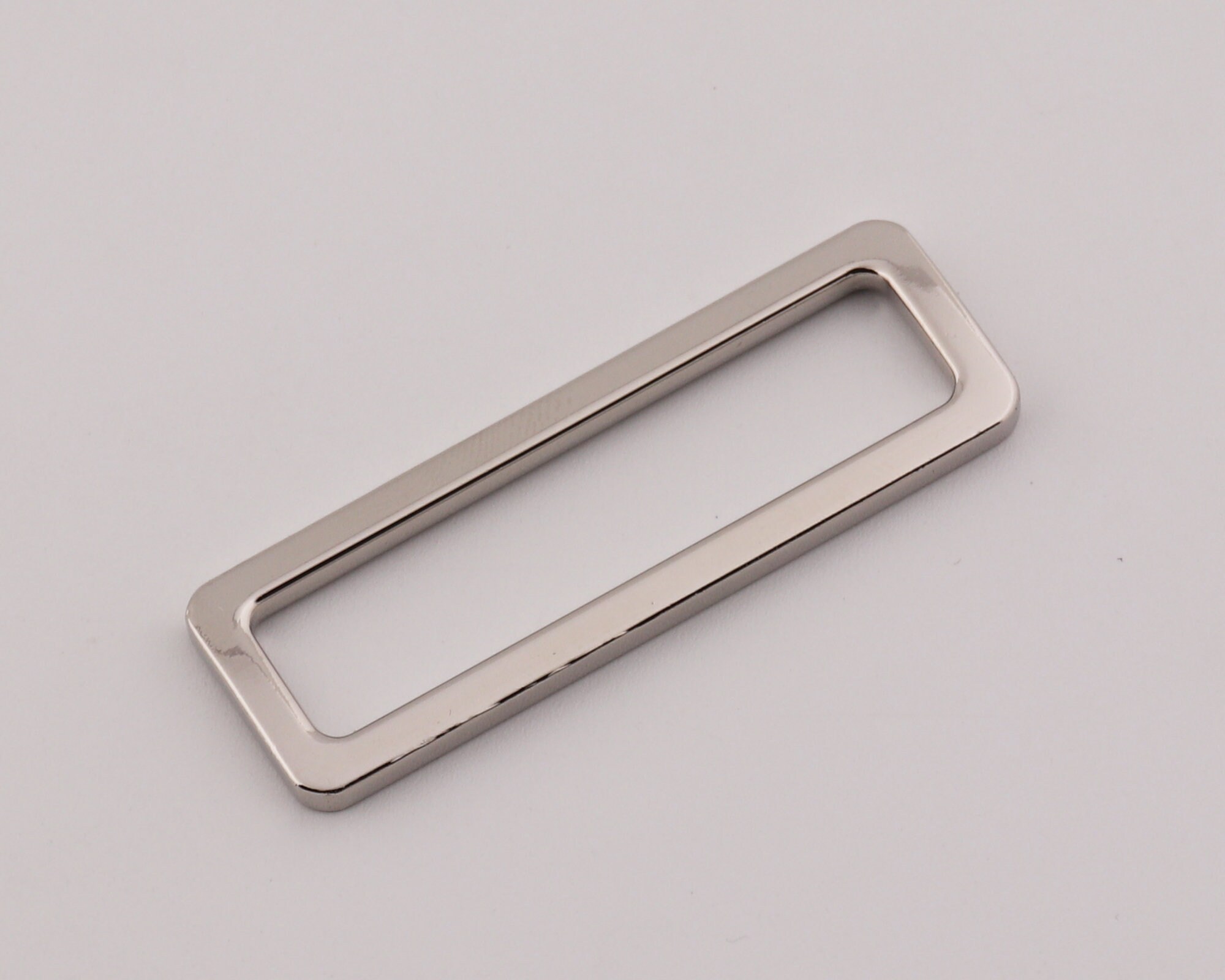 2" (50mm Inner) Metal Rectangle Buckle Rectangular Rings Purse Strap ...