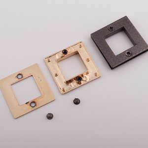 16mm Square Alloy Eyelets Screw Eyelet Square Grommet Metal Grommets ...